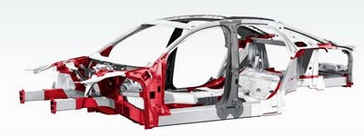 2010 Audi A8 UK Body Structure - Boron Extrication