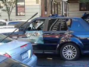 NY_Biker_Range_Rover_Laminated_Glass - Boron Extrication