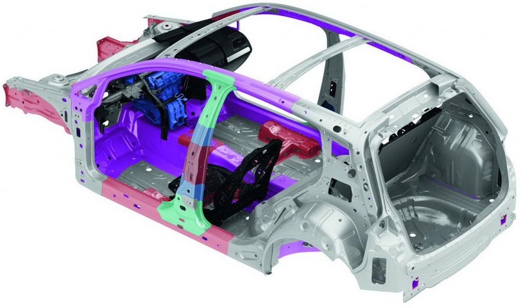 2013 VW Golf Body Structure - Boron Extrication