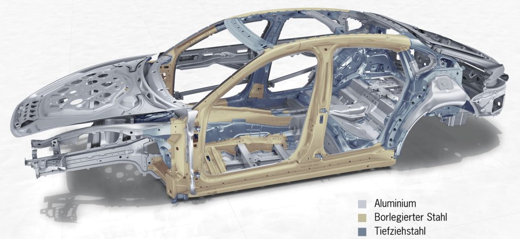2017 Porsche Panamera Body Structure - Boron Extrication
