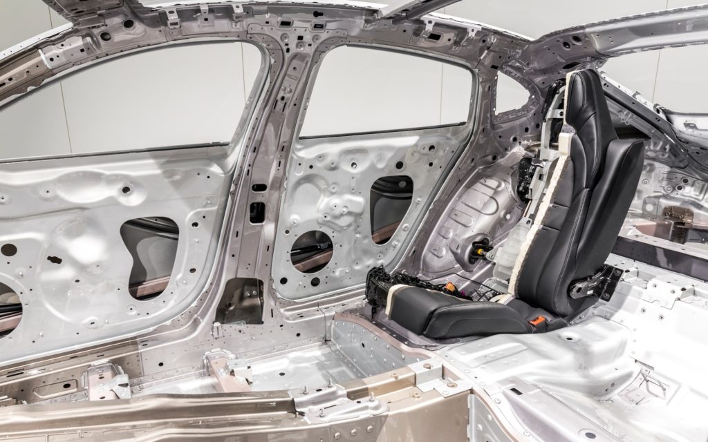 2017 Porsche Panamera Body Structure - Boron Extrication