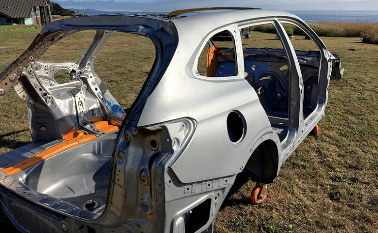 2020 Subaru Outback Body Structure - Boron Extrication