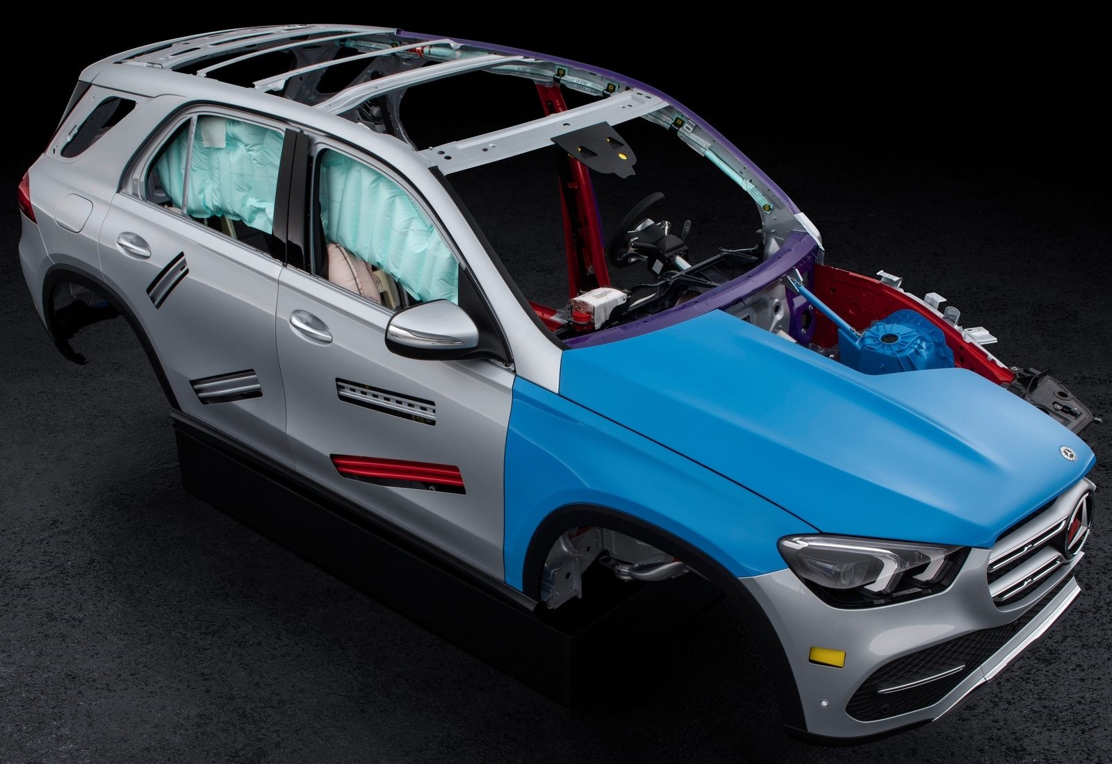2020 Mercedes Benz GLE Body Structure - Boron Extrication