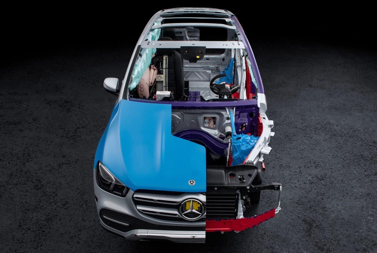 2020 Mercedes Benz GLE Body Structure - Boron Extrication