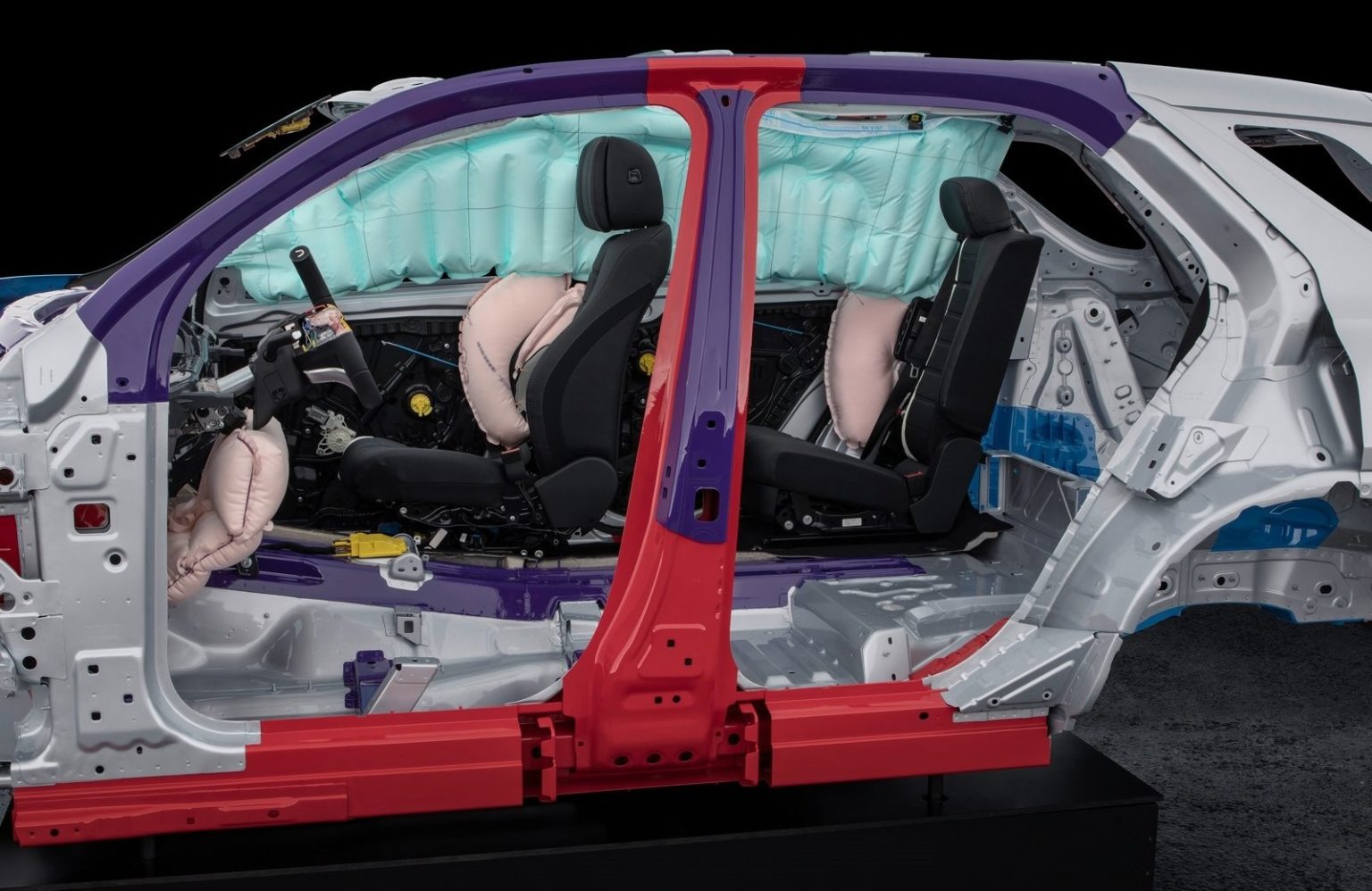 2020 Mercedes Benz GLE Body Structure - Boron Extrication