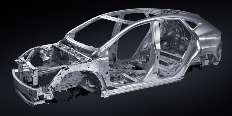 2022 Lexus NX Body Structure - Boron Extrication