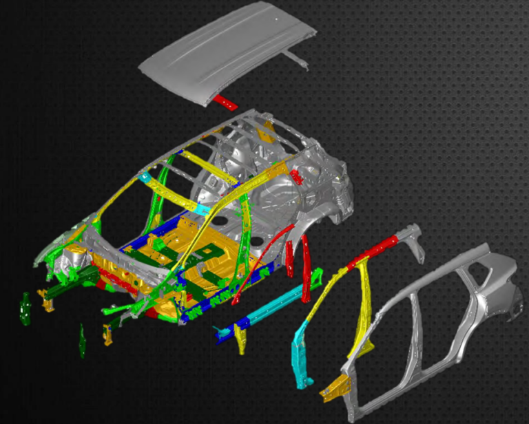 2022 Nissan Rogue Body Structure - Boron Extrication