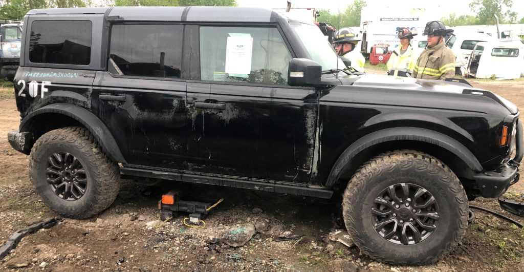 Ford Bronco Extrication Fire Rescue BGSU State Fire School Lark - Boron ...