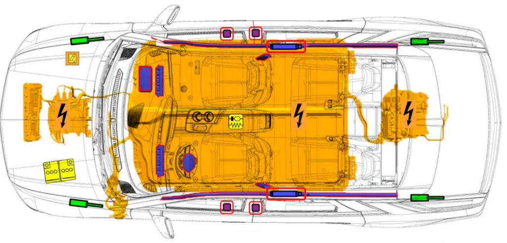 2023 Cadillac Lyriq EV Body Structure - Boron Extrication