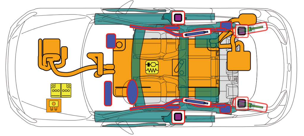 2022 Mazda MX-30 EV Body Structure - Boron Extrication