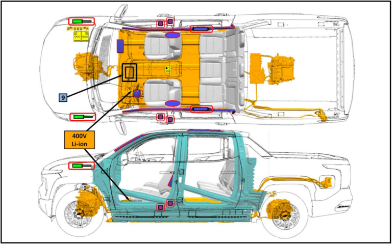 2024 Chevrolet Silverado EV Emergency Response Guide - Boron Extrication