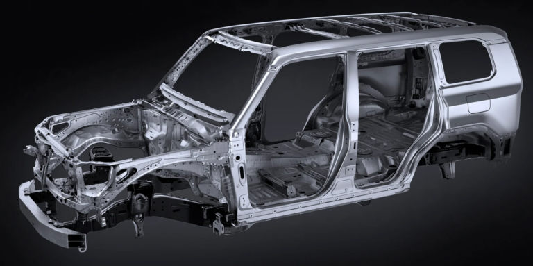 2024 Lexus GX Body Structure - Boron Extrication
