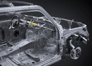 2024 Lexus GX Body Structure - Boron Extrication