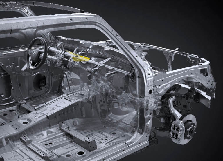 2024 Lexus GX Body Structure - Boron Extrication
