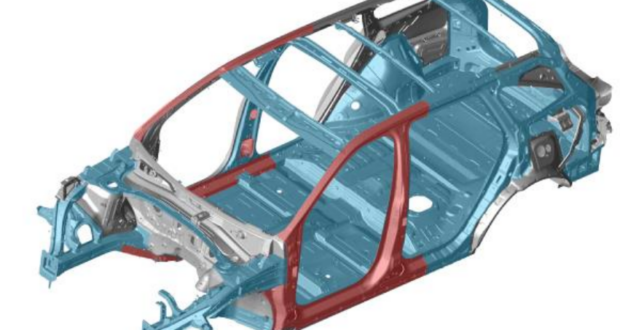 2020 Mercedes Benz GLE Body Structure - Boron Extrication